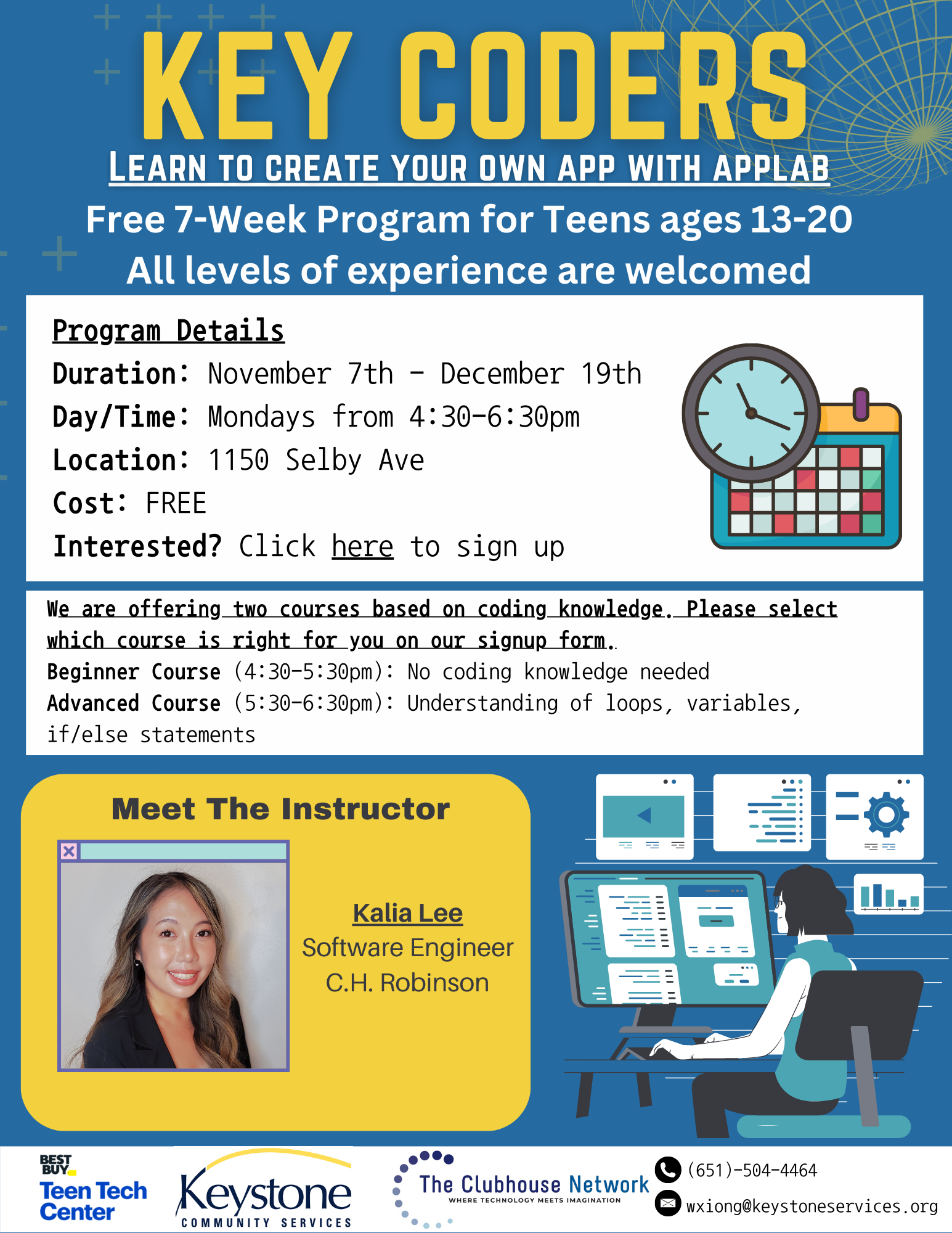 Key Coders - Teen Tech Center Program – Keystone Community Services