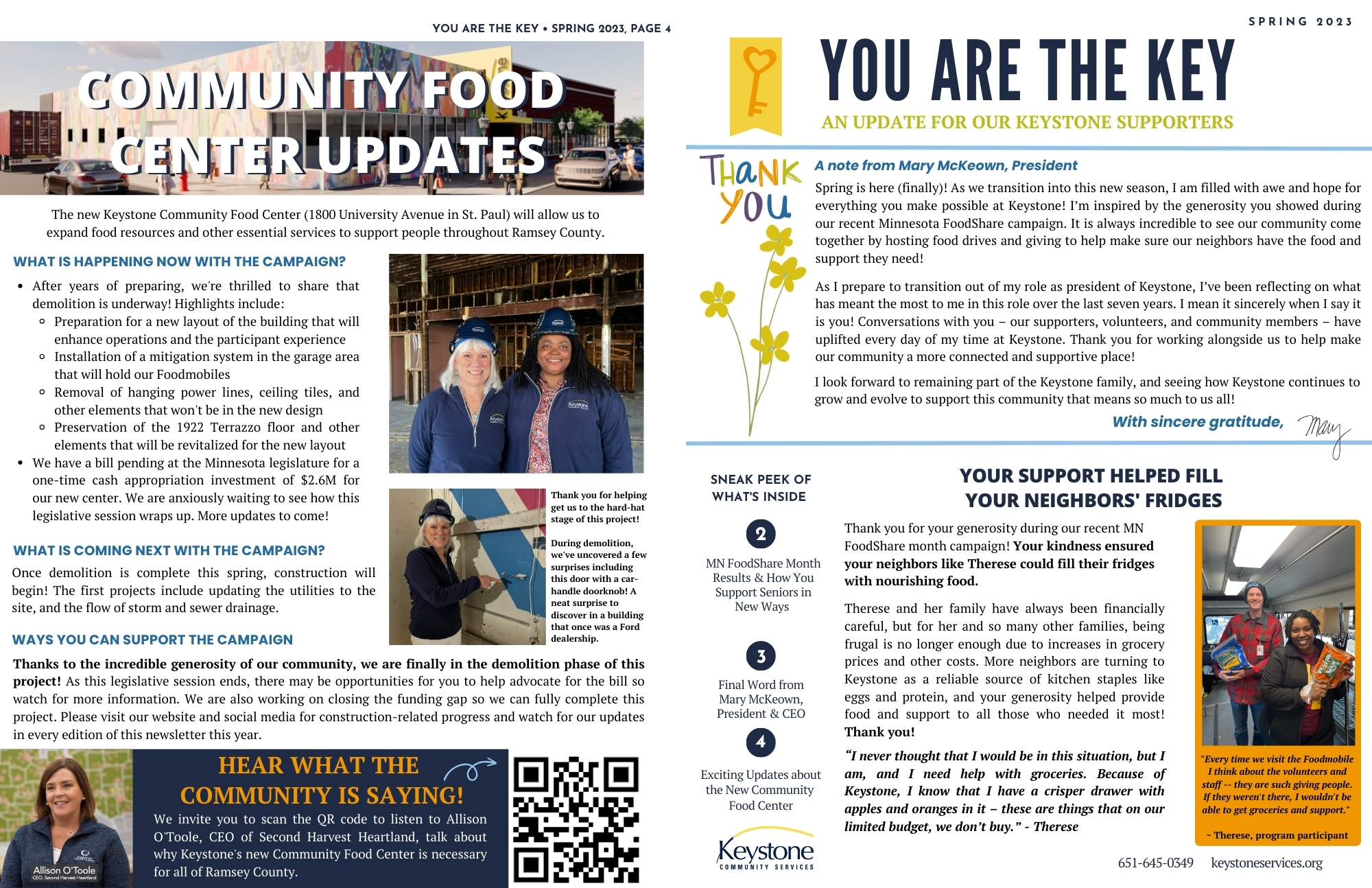 Quarterly Newsletter – Keystone Community Services